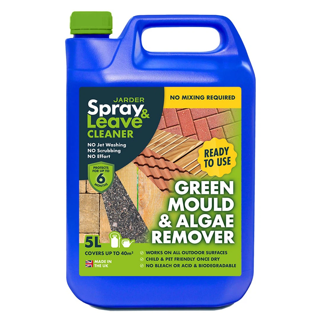 Jarder Ready to Use Patio Cleaner 5L- Green Mould and Algae Remover