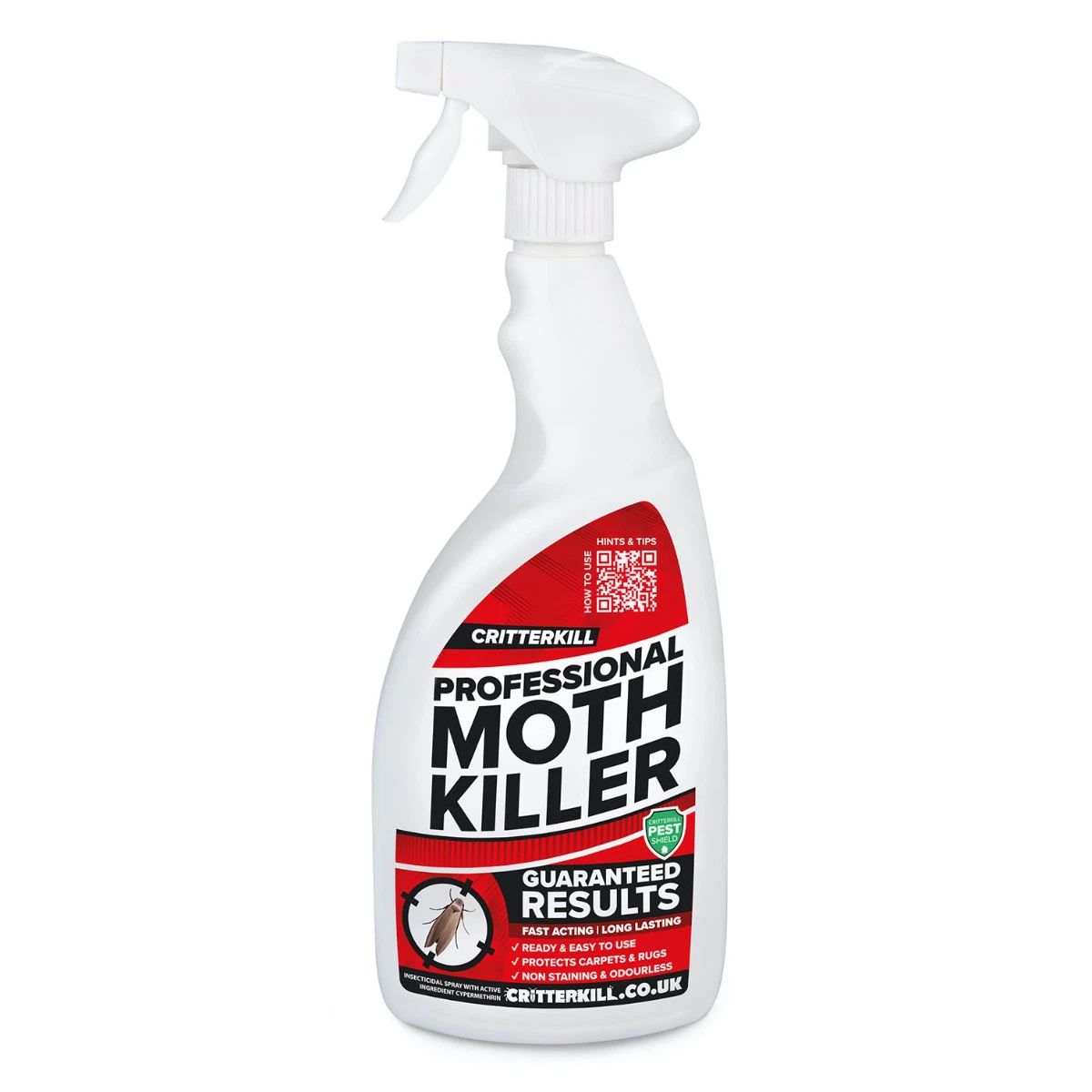 CritterKill Professional Moth Killer Spray - 1L