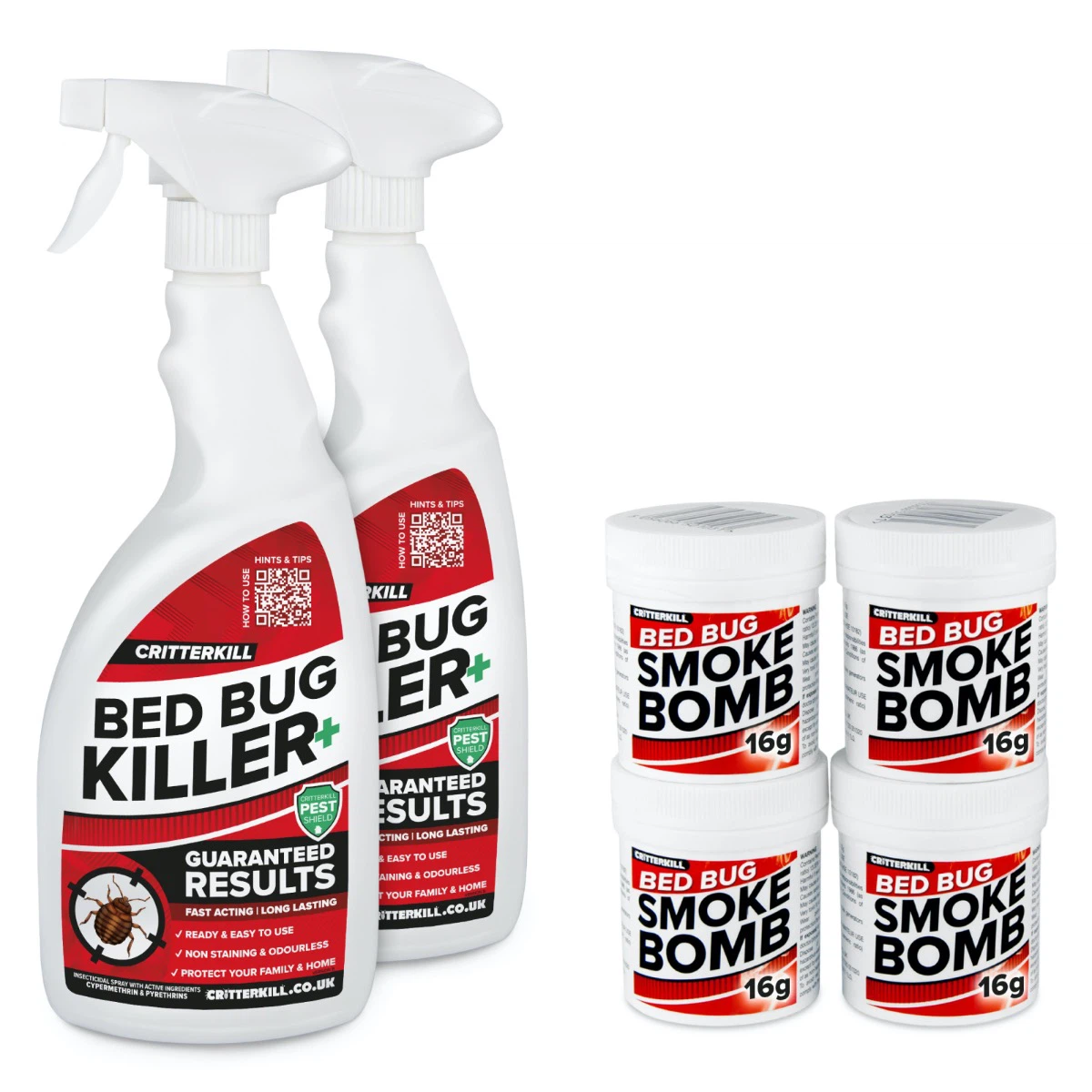 Complete Bed Bug Killer Treatment Kit | 2 Room