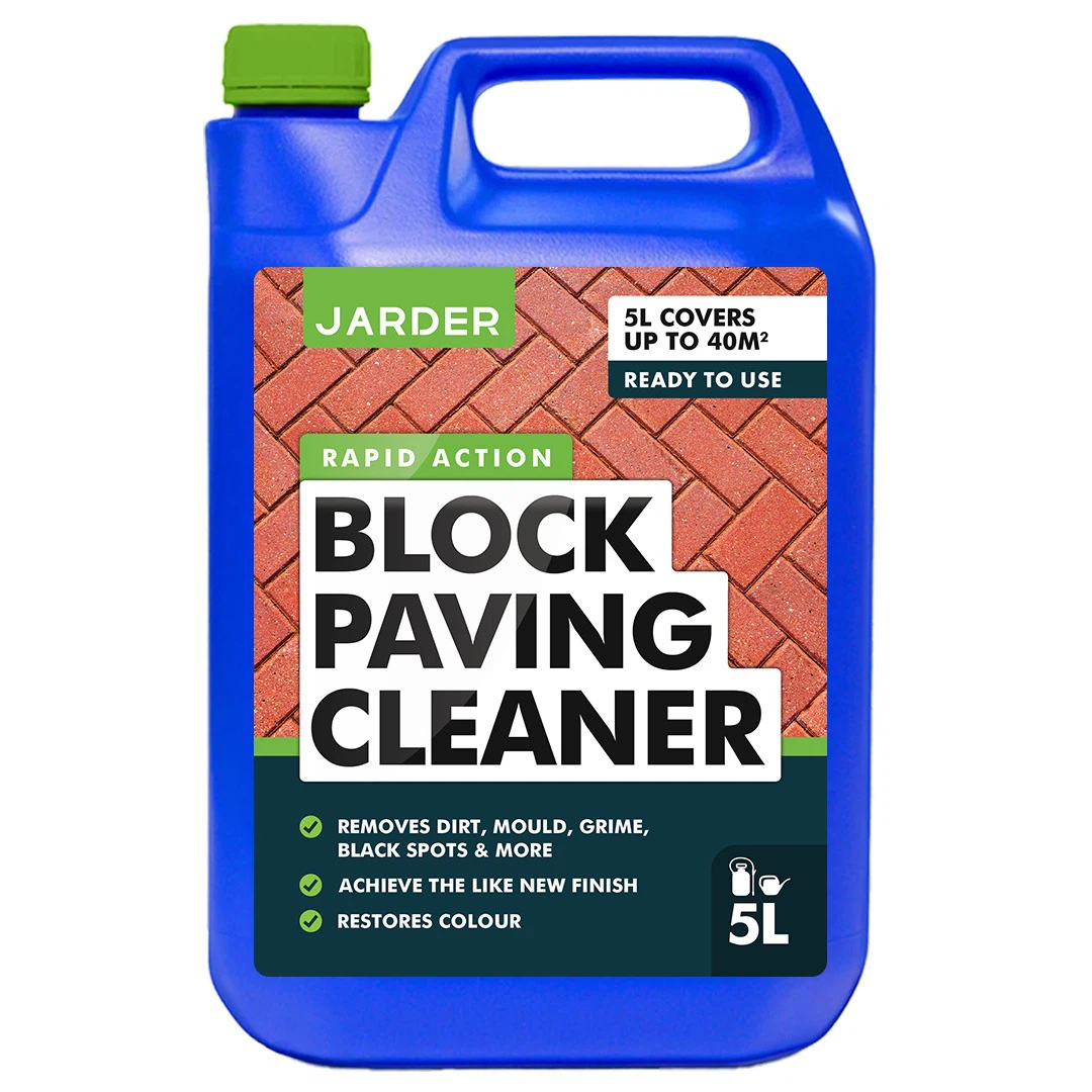 5L Jarder Block Paving Cleaner - Eliminates Dirt, Mould and More