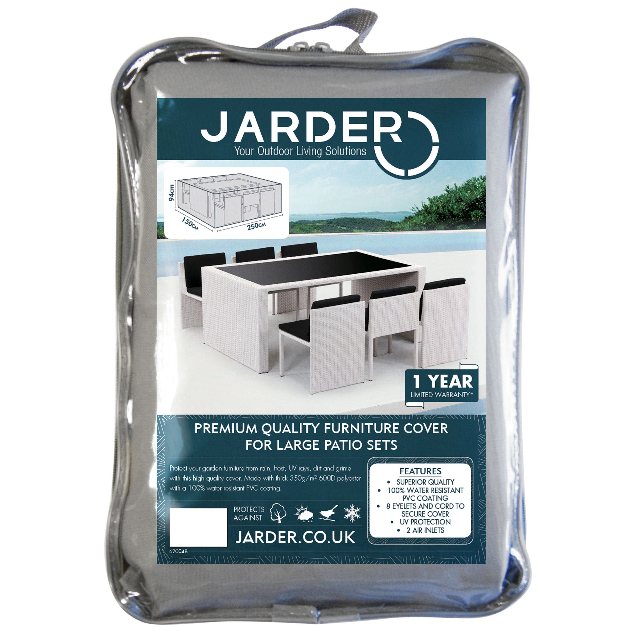 Rectangular Garden Table Cover - Large