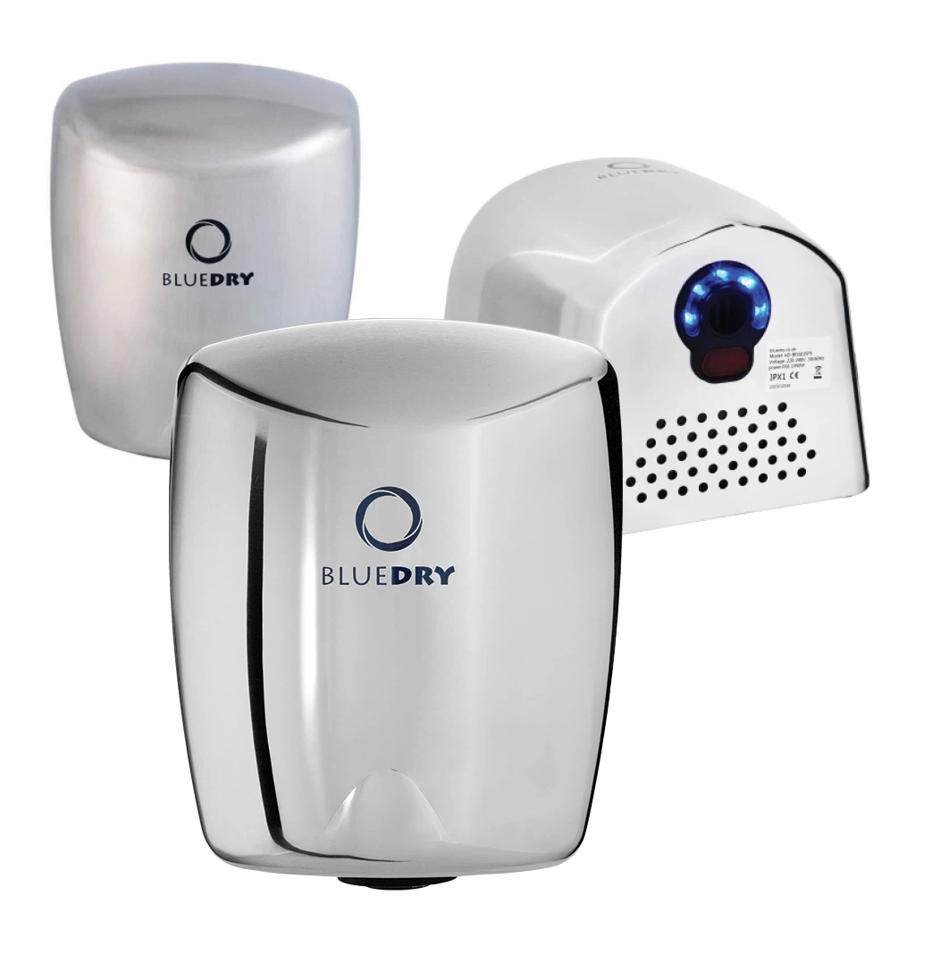 BlueDry Jet Hand Dryer | 500-1350 watts | Compact & High Speed HD-BD1015©