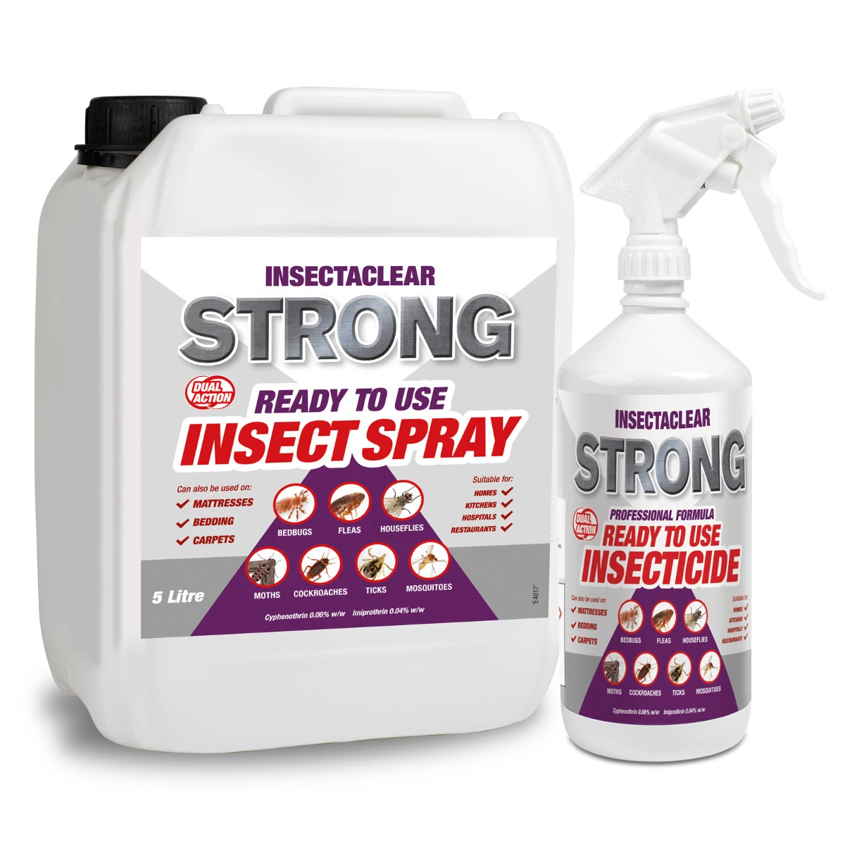 Insectaclear Strong+ Insect Killer Spray | Bedding and Carpet Safe