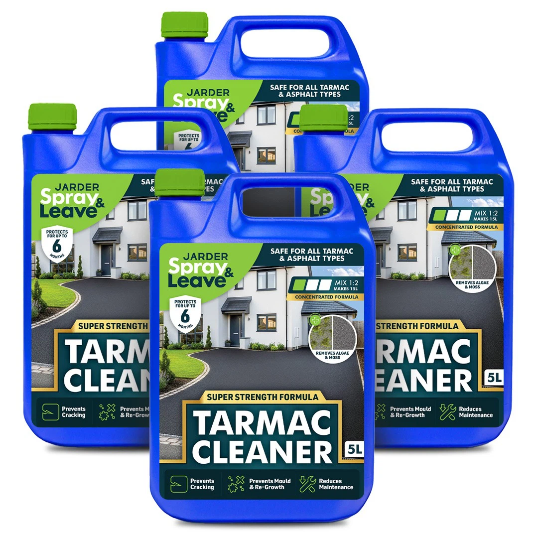 Jarder Tarmac Cleaner - Removes Moss, Mould and Algae - 4 x 5L