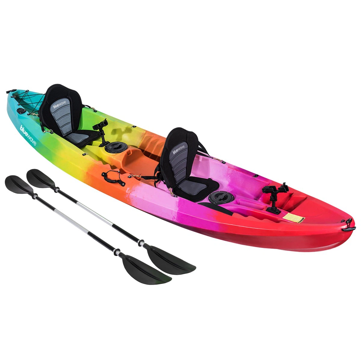 Bluewave Convoy Double Sit On Top Kayak Package - Perfect for Tandem ...