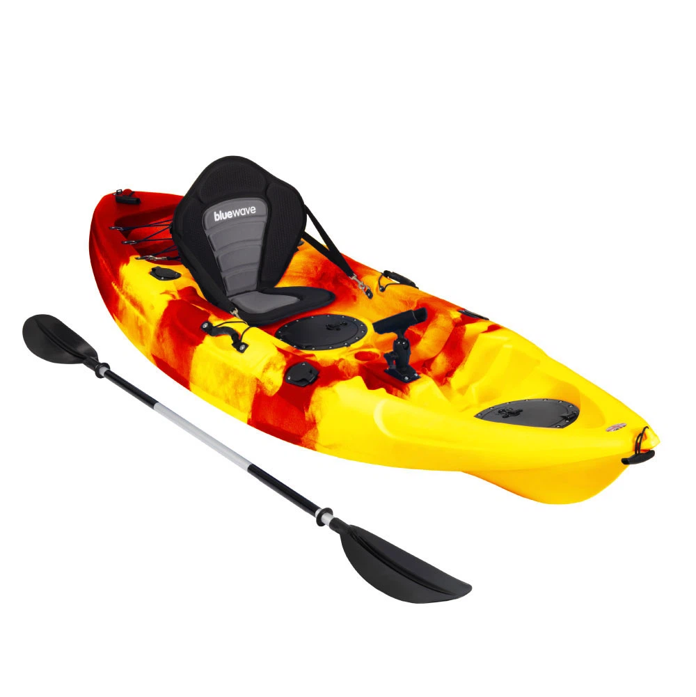 Bluewave Crest Sit On Top Fishing Kayak Package - Lightweight and ...