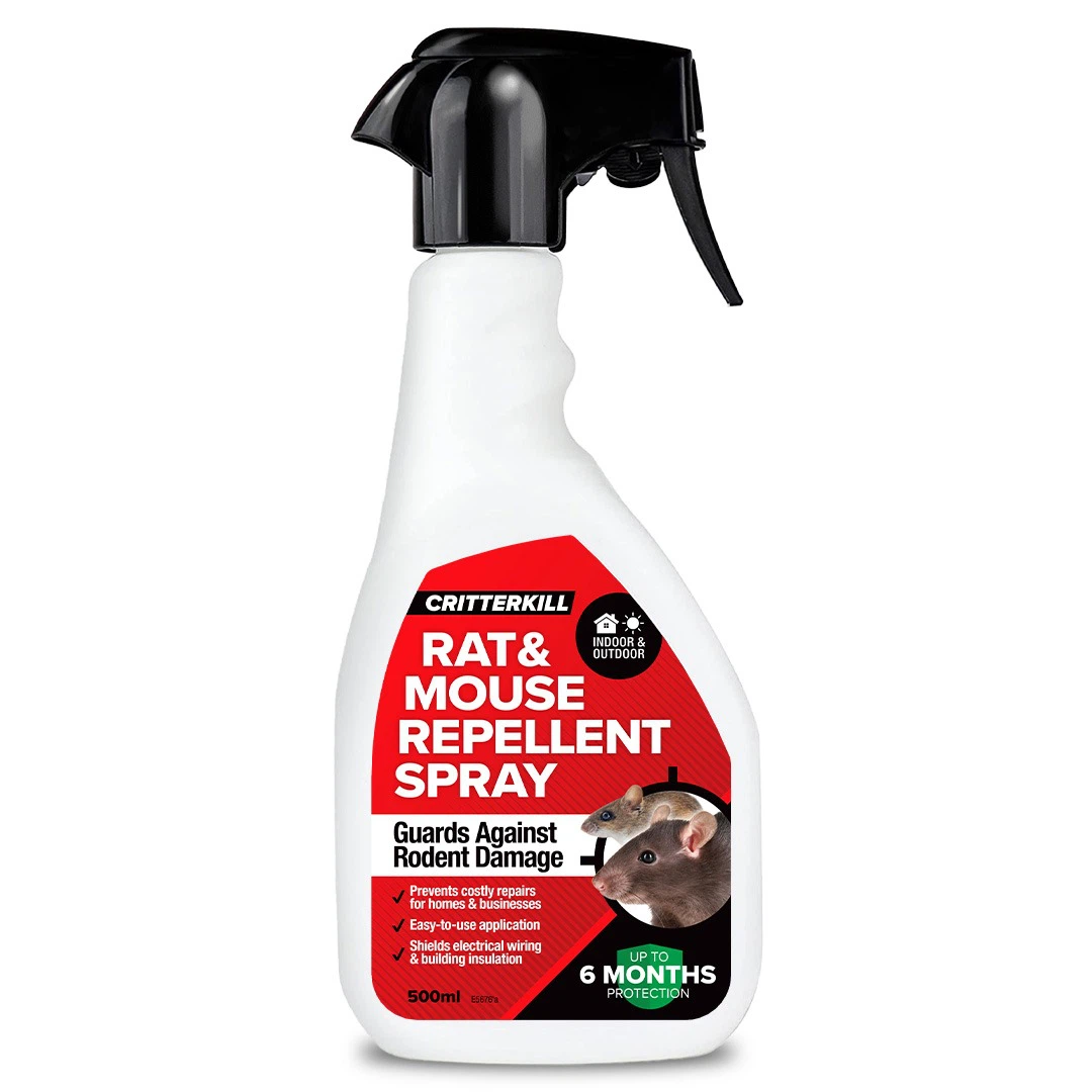 Critterkill Rat and Mouse Peppermint Repellent Spray 500ml