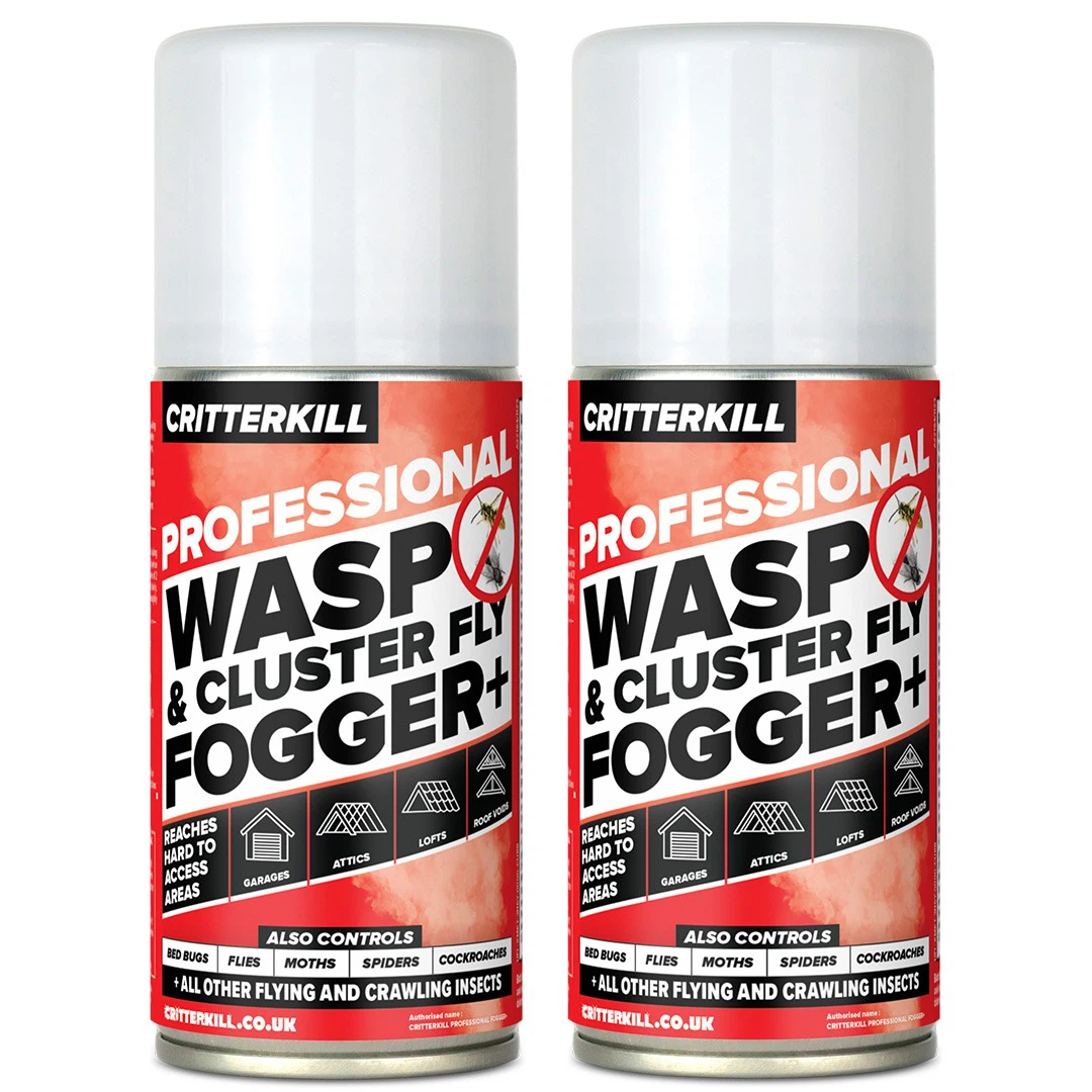 CritterKill Wasp and Cluster Fly Killer Smoke Fogger 150ml